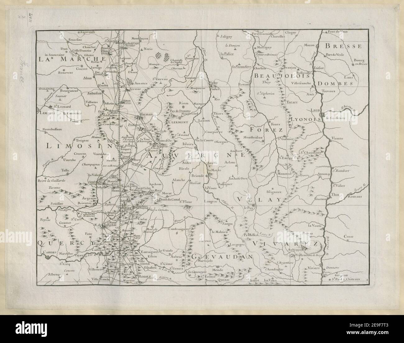 Carte de la france 1700 hi-res stock photography and images - Alamy