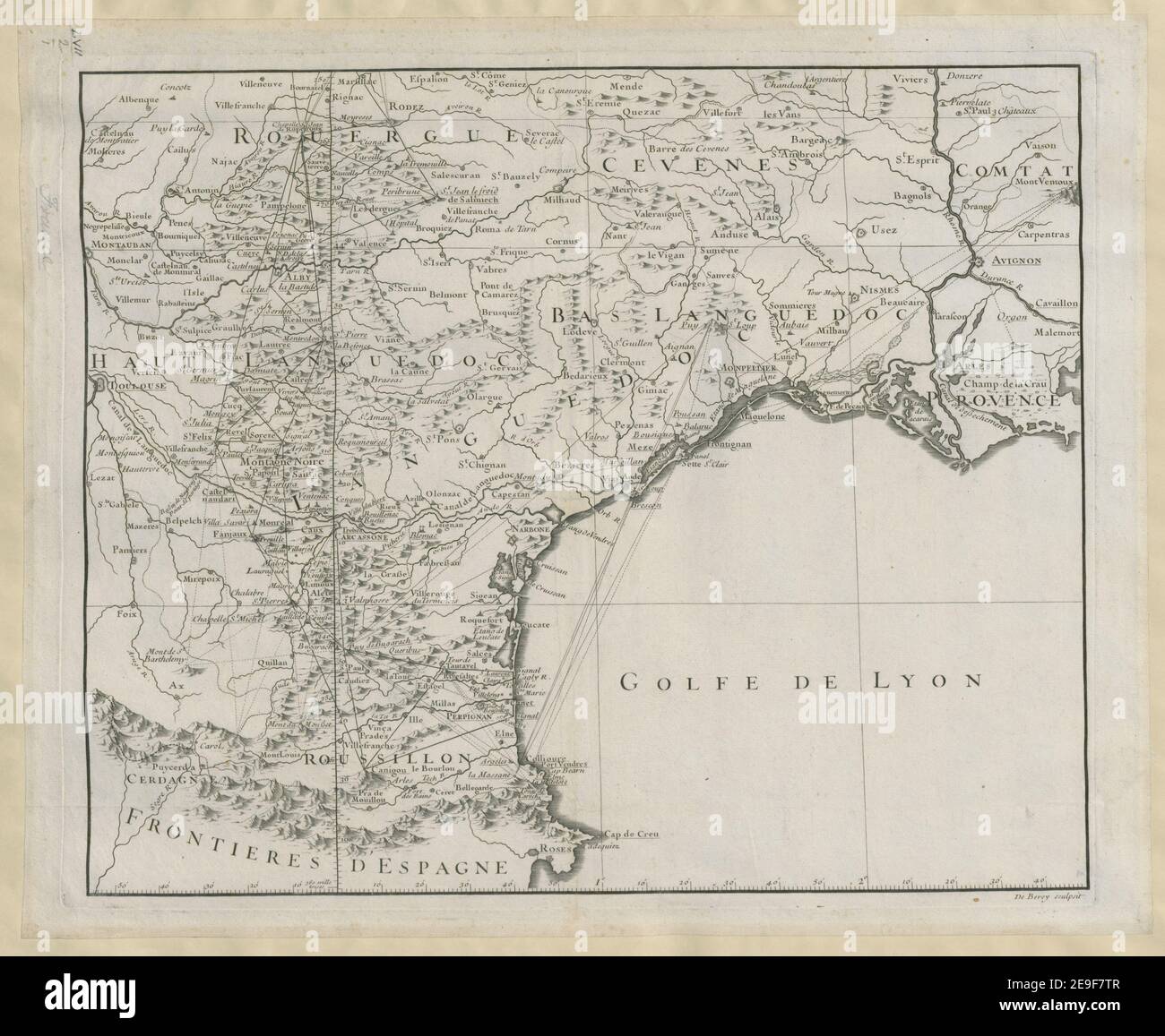 Carte de la france 1700 hi-res stock photography and images - Alamy