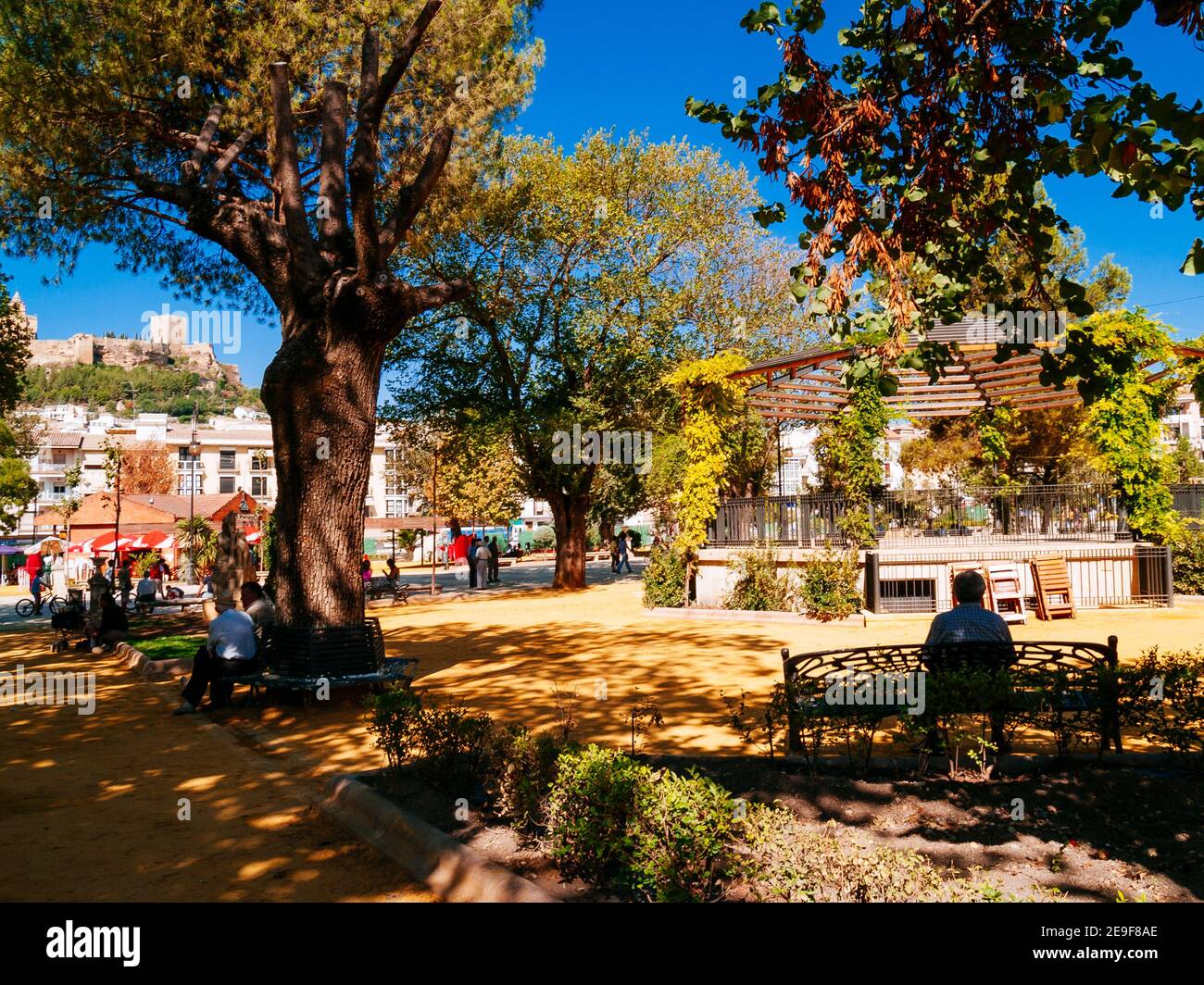 Paseo de los Alamos urban park. Alcalá la Real, Jaén, Andalucía, Spain ...