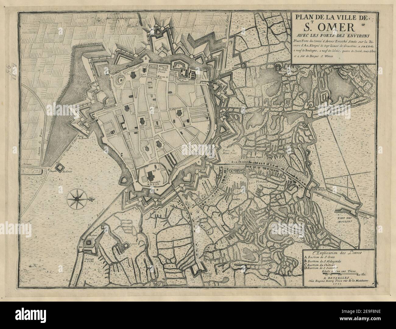 Map Of St Omer High Resolution Stock Photography and Images - Alamy