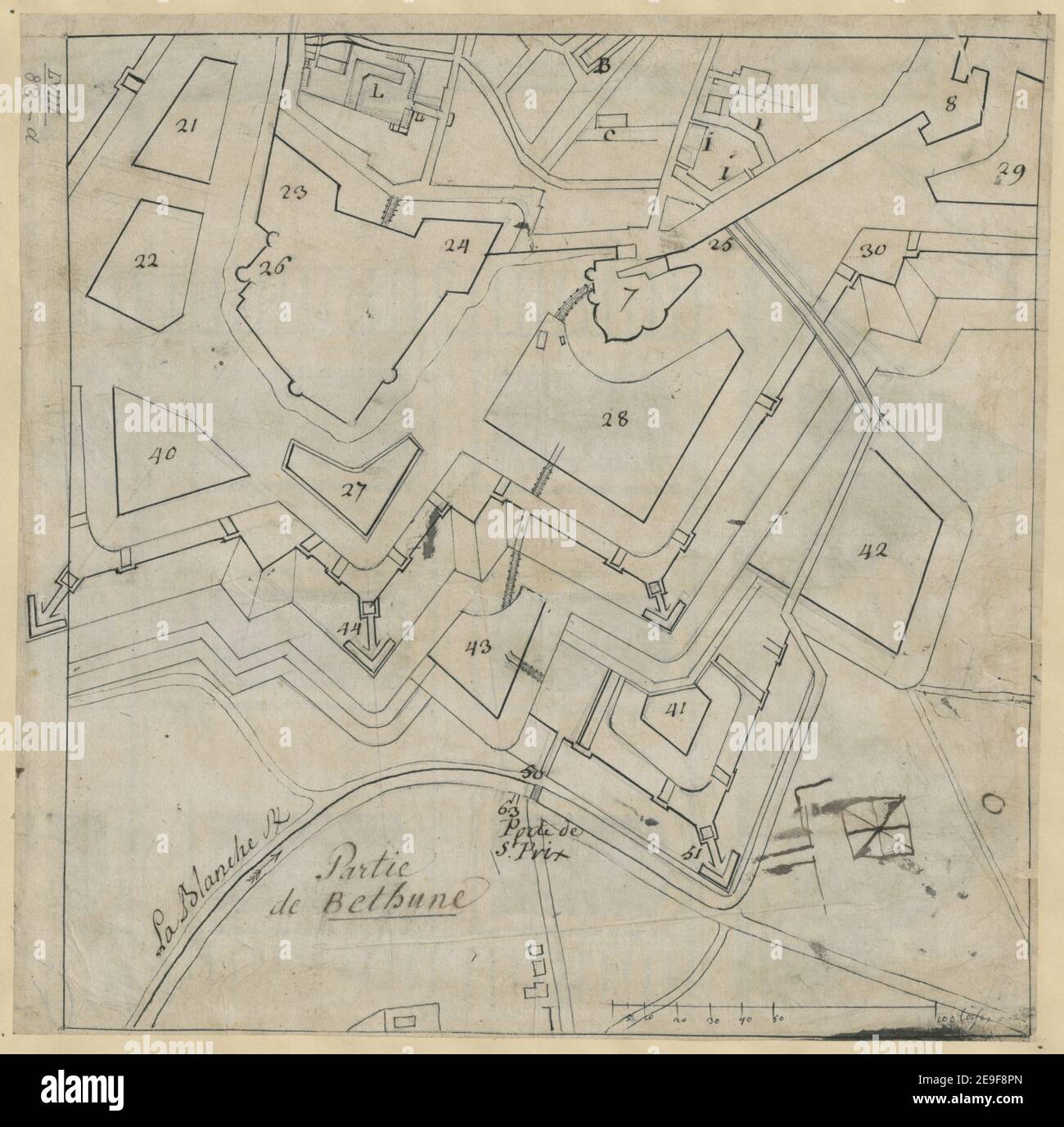 Map of bethune hi-res stock photography and images - Alamy