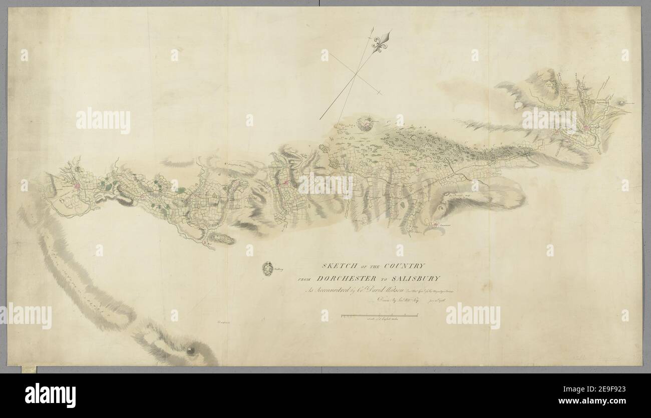 A sketch of the country from Dorchester to Salisbury, as reconnoitred ...