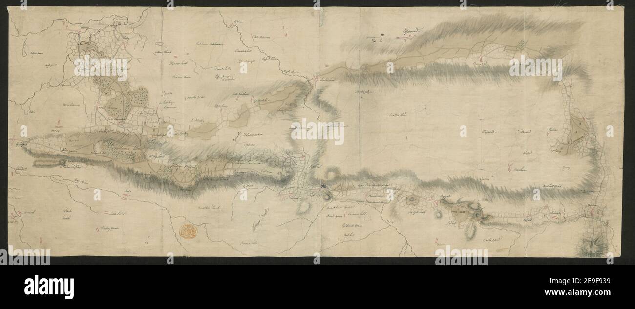 Map of epsom hi-res stock photography and images - Alamy