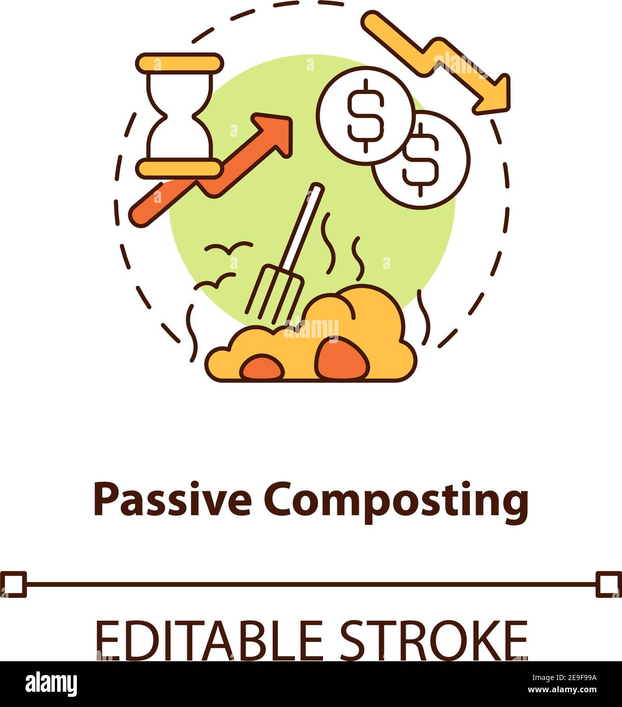 Green composting Stock Vector Images - Alamy