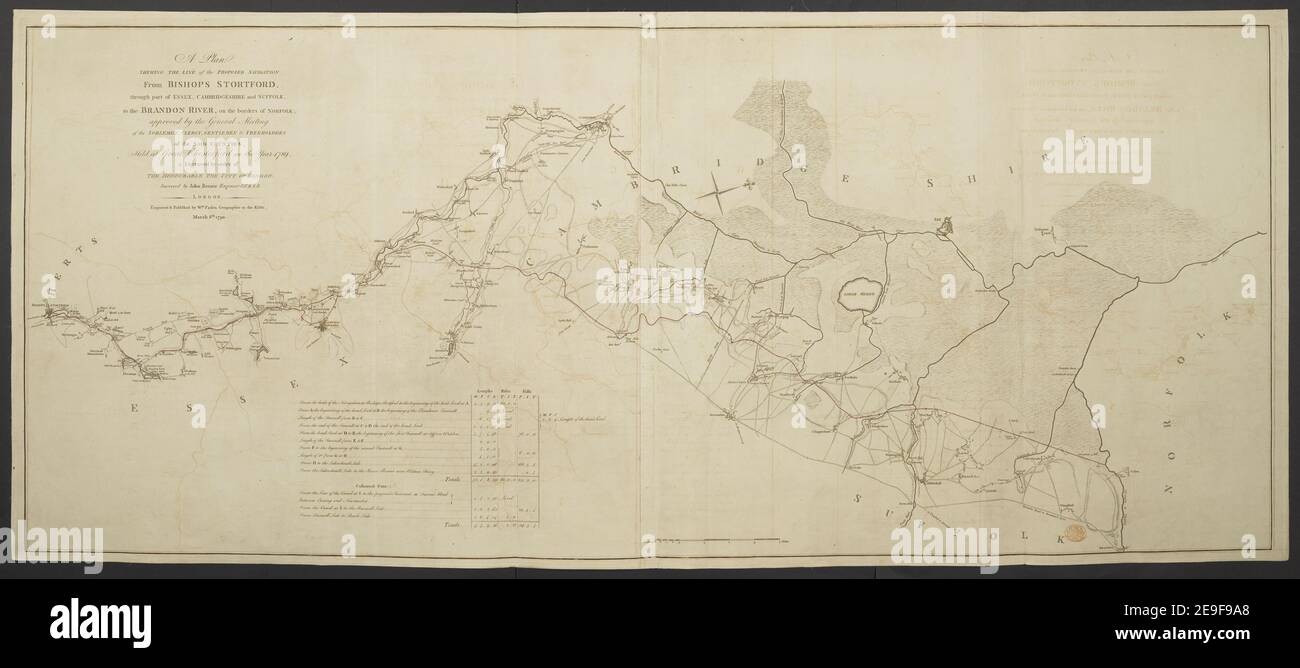Map of bishops stortford hi-res stock photography and images - Alamy