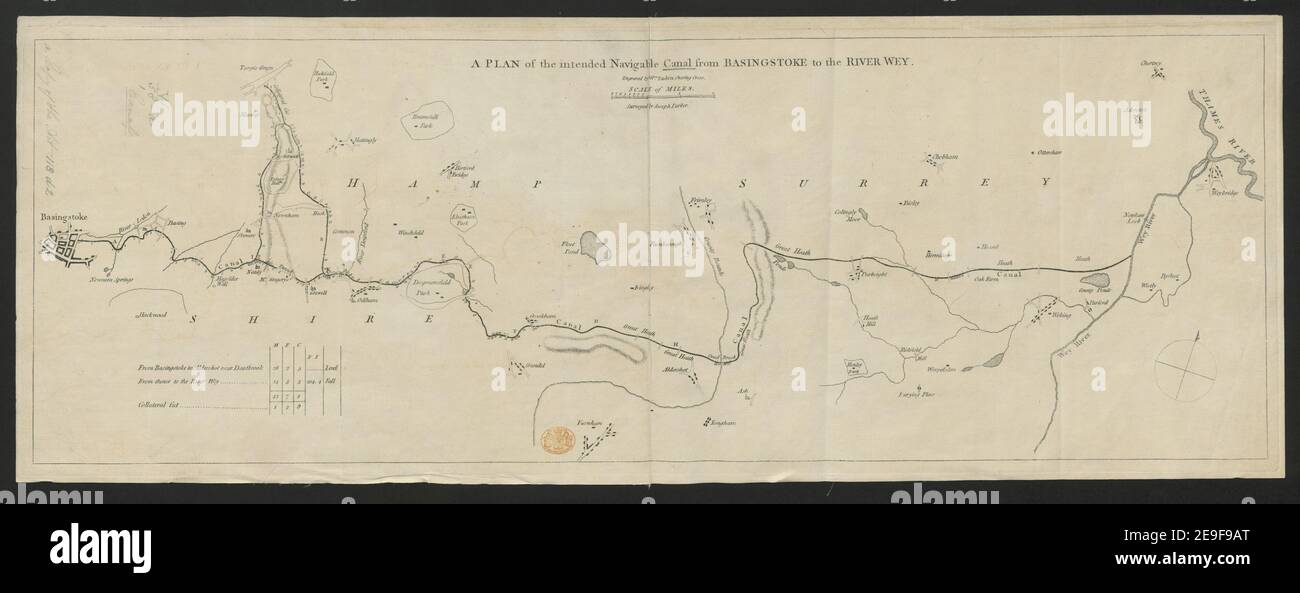 Map of parker hi-res stock photography and images - Alamy