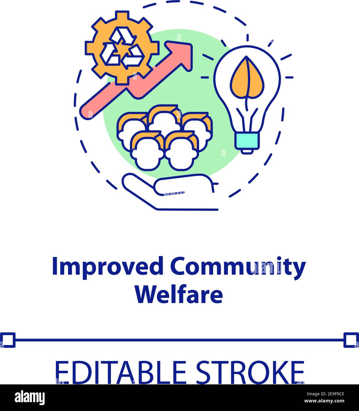 Community rubbish Stock Vector Images - Alamy