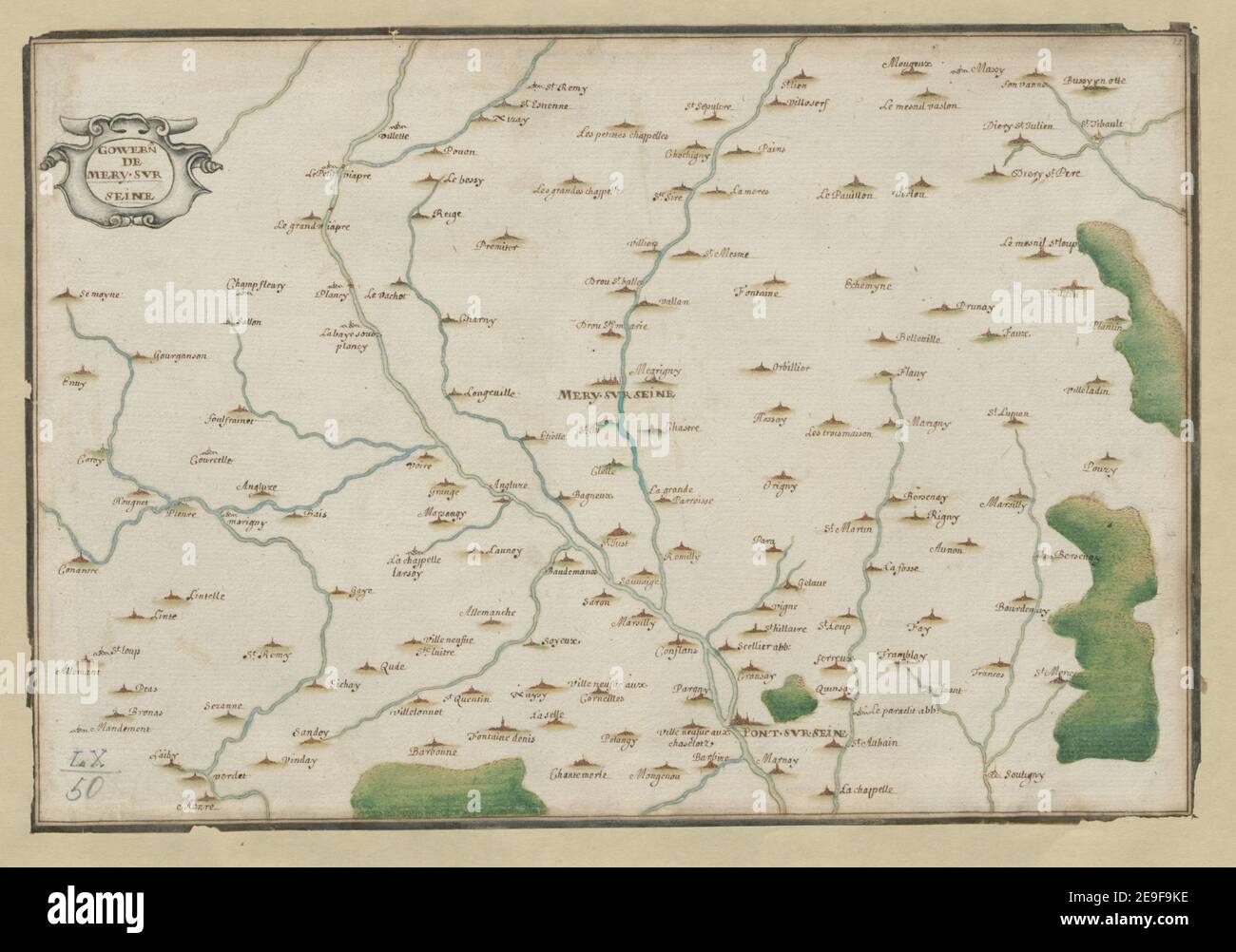 Seine map hi-res stock photography and images - Alamy