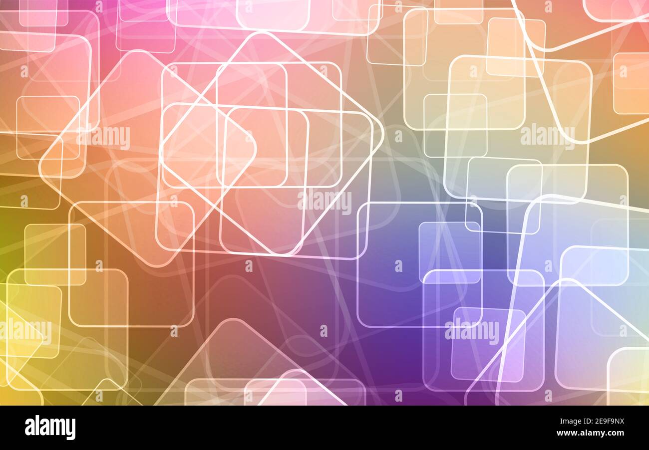 Abstract wide technology background with hexagons and gear wheels. Hi ...