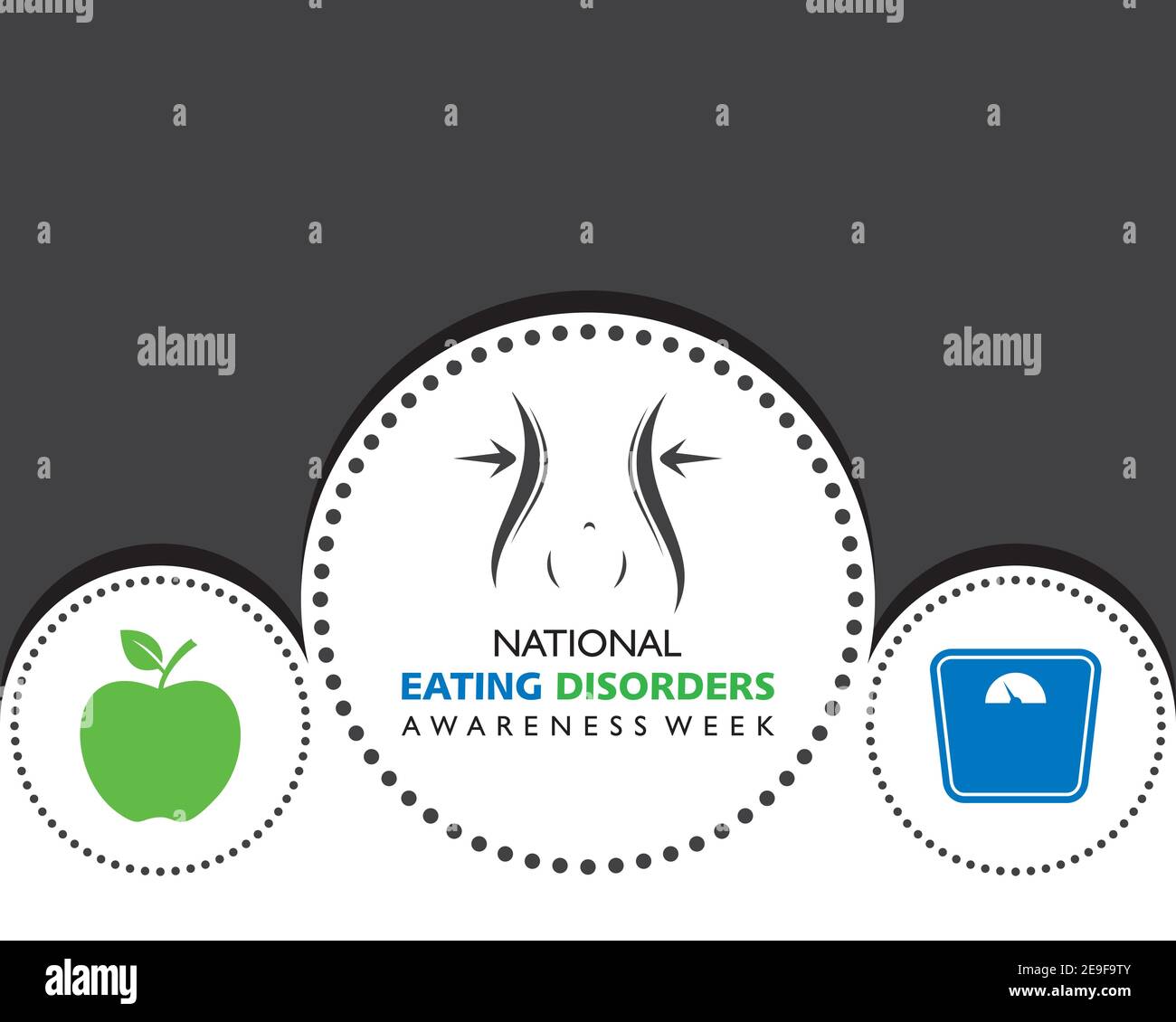 Eating disorder vector vectors hi-res stock photography and images - Alamy