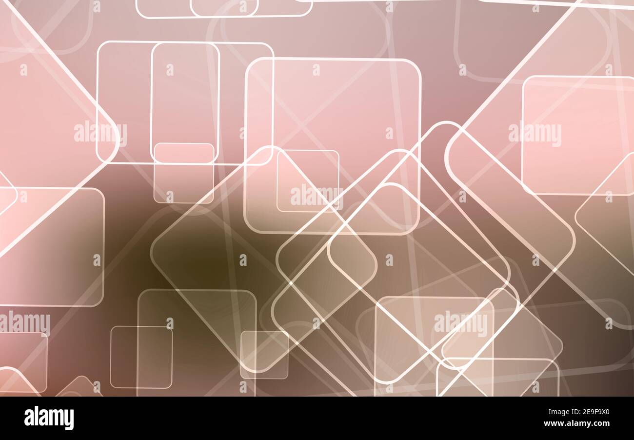 Abstract wide technology background with hexagons and gear wheels. Hi ...