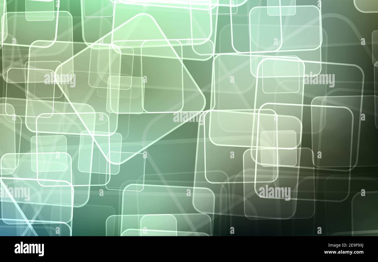 Abstract wide technology background with hexagons and gear wheels. Hi ...