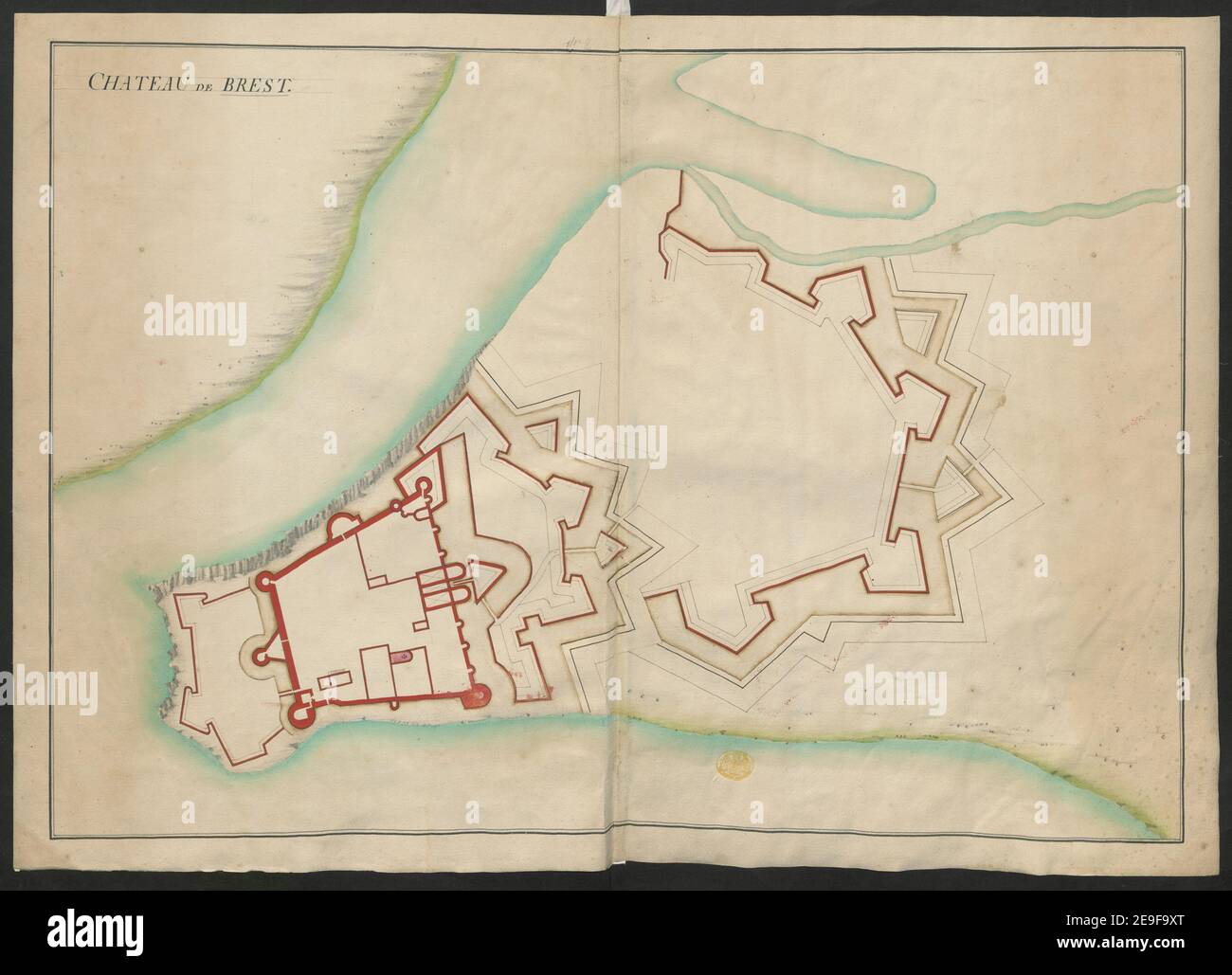 Brest map hi-res stock photography and images - Alamy