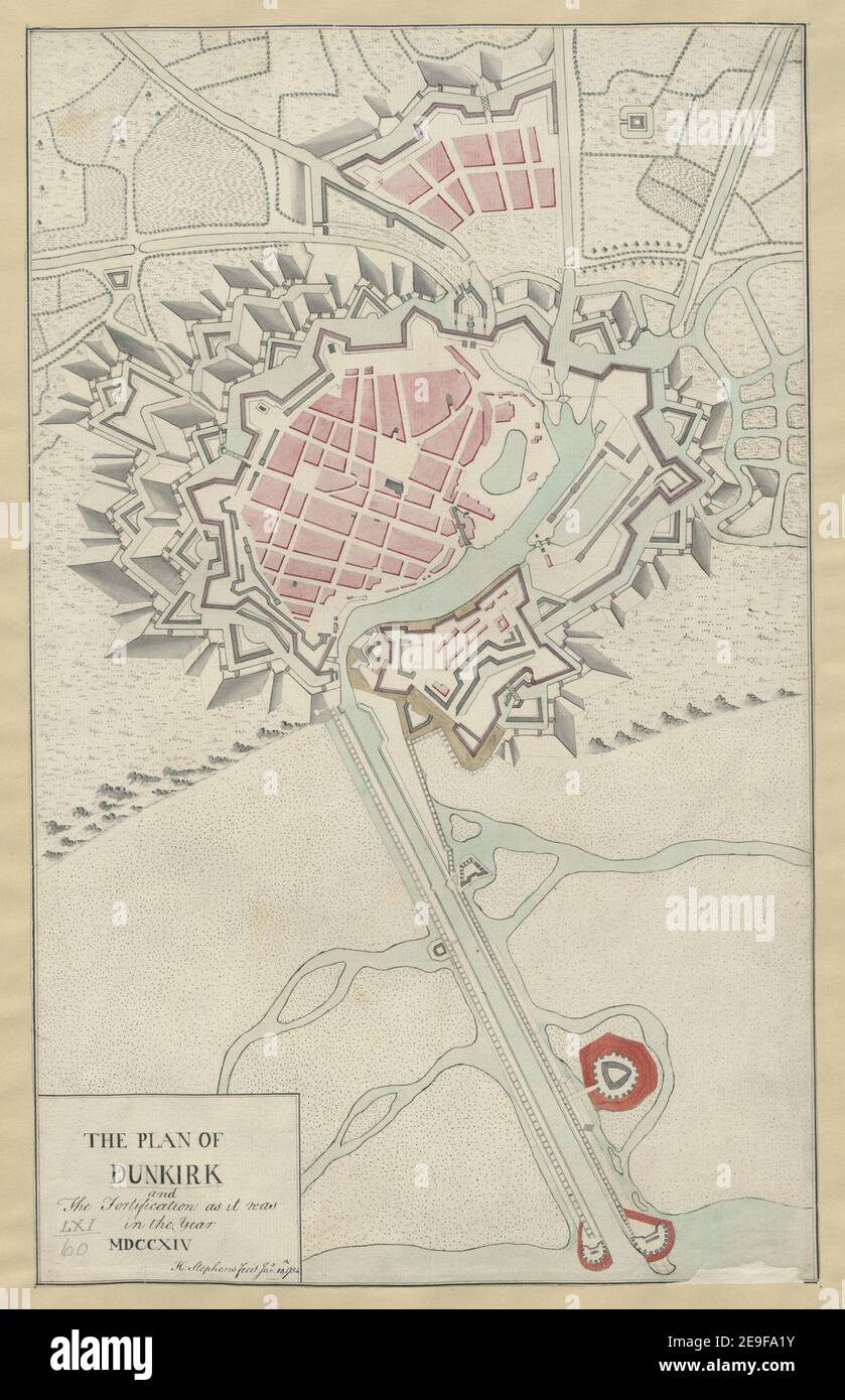 Map of dunkirk hi-res stock photography and images - Alamy