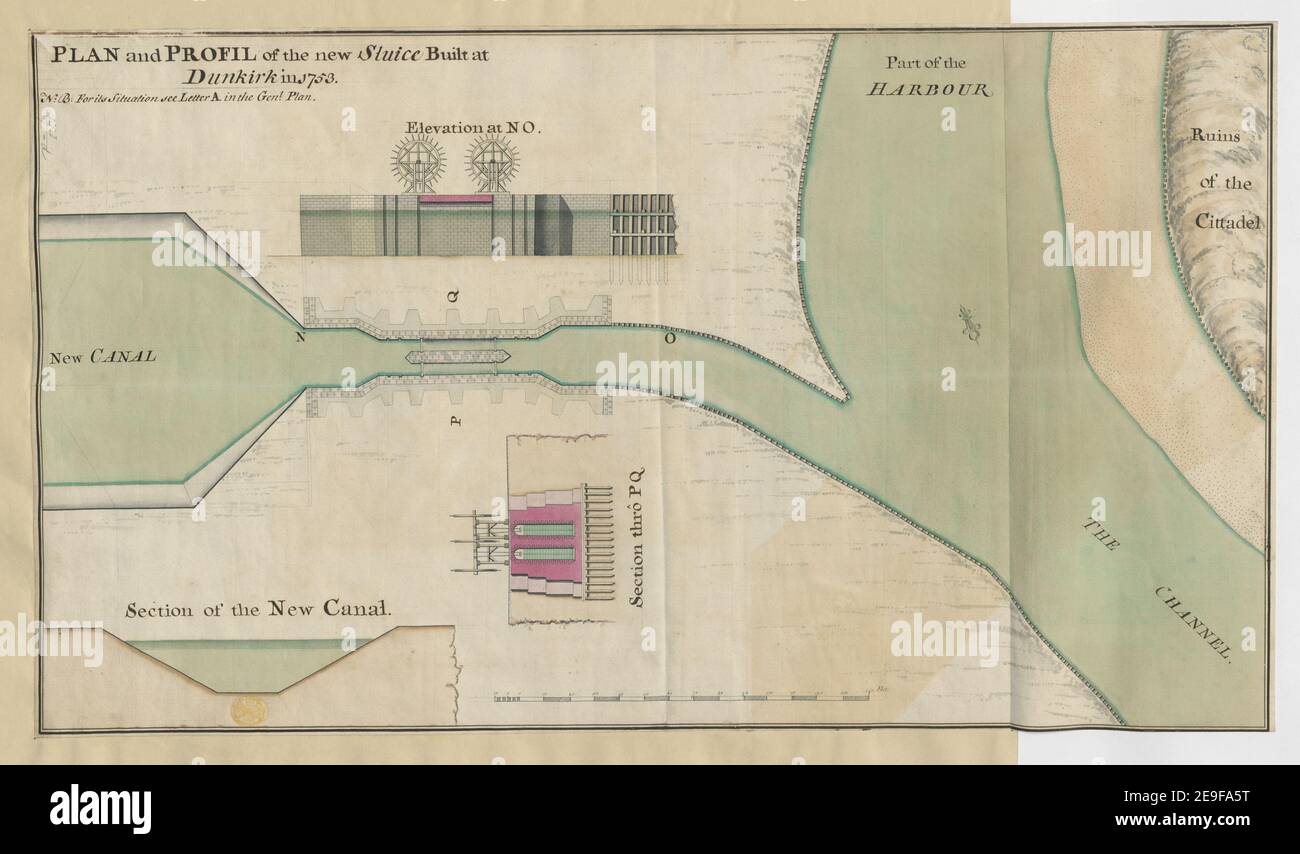 Map of dunkirk new hi-res stock photography and images - Alamy