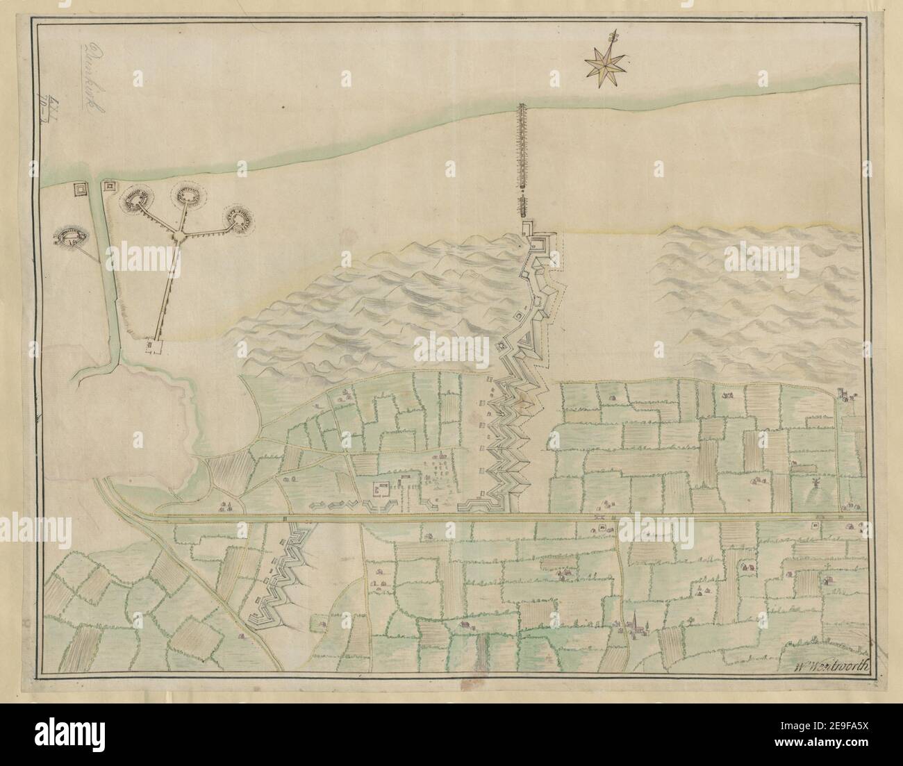 Dunkirk map hi-res stock photography and images - Alamy