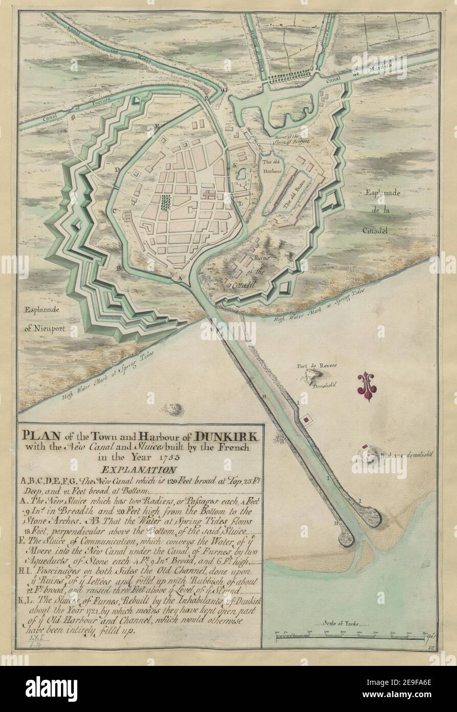 Map of dunkirk new hi-res stock photography and images - Alamy