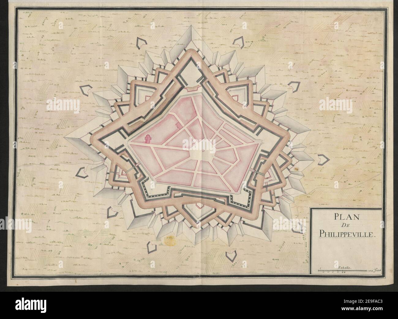PLAN DE PHILIPPEVILLE. Map information: Title: PLAN DE PHILIPPEVILLE ...