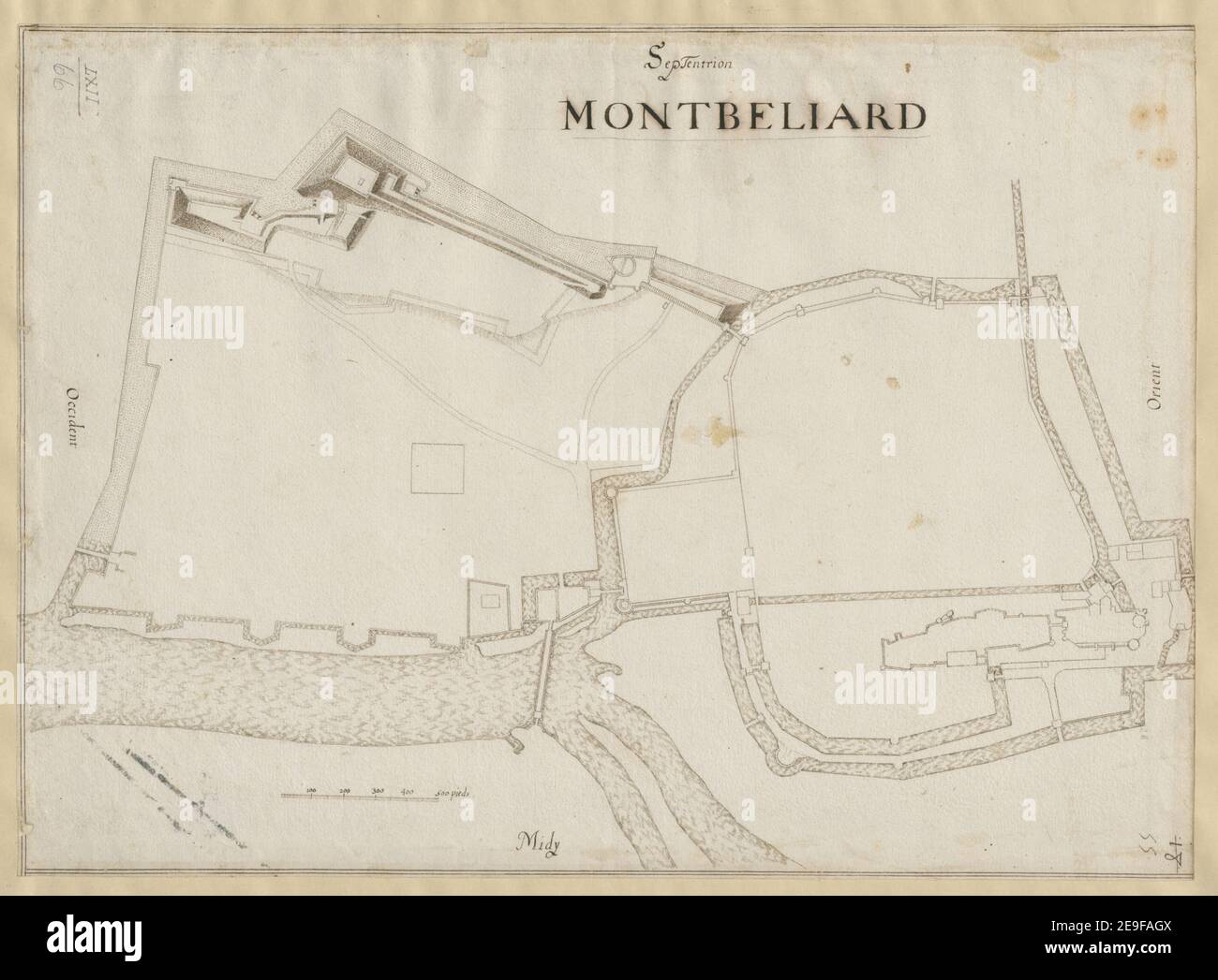 Montbeliard map hi-res stock photography and images - Alamy