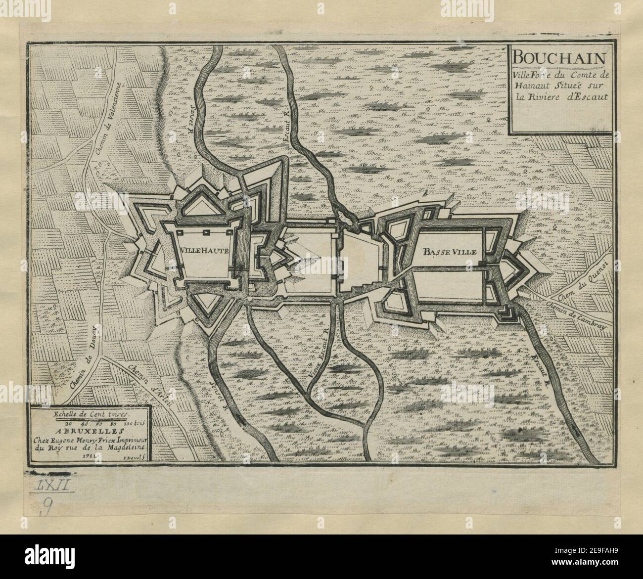 Map of bouchain hi-res stock photography and images - Alamy
