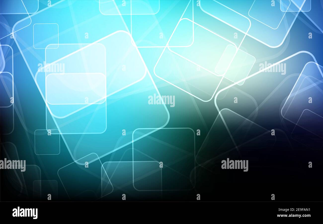 Abstract wide technology background with hexagons and gear wheels. Hi ...
