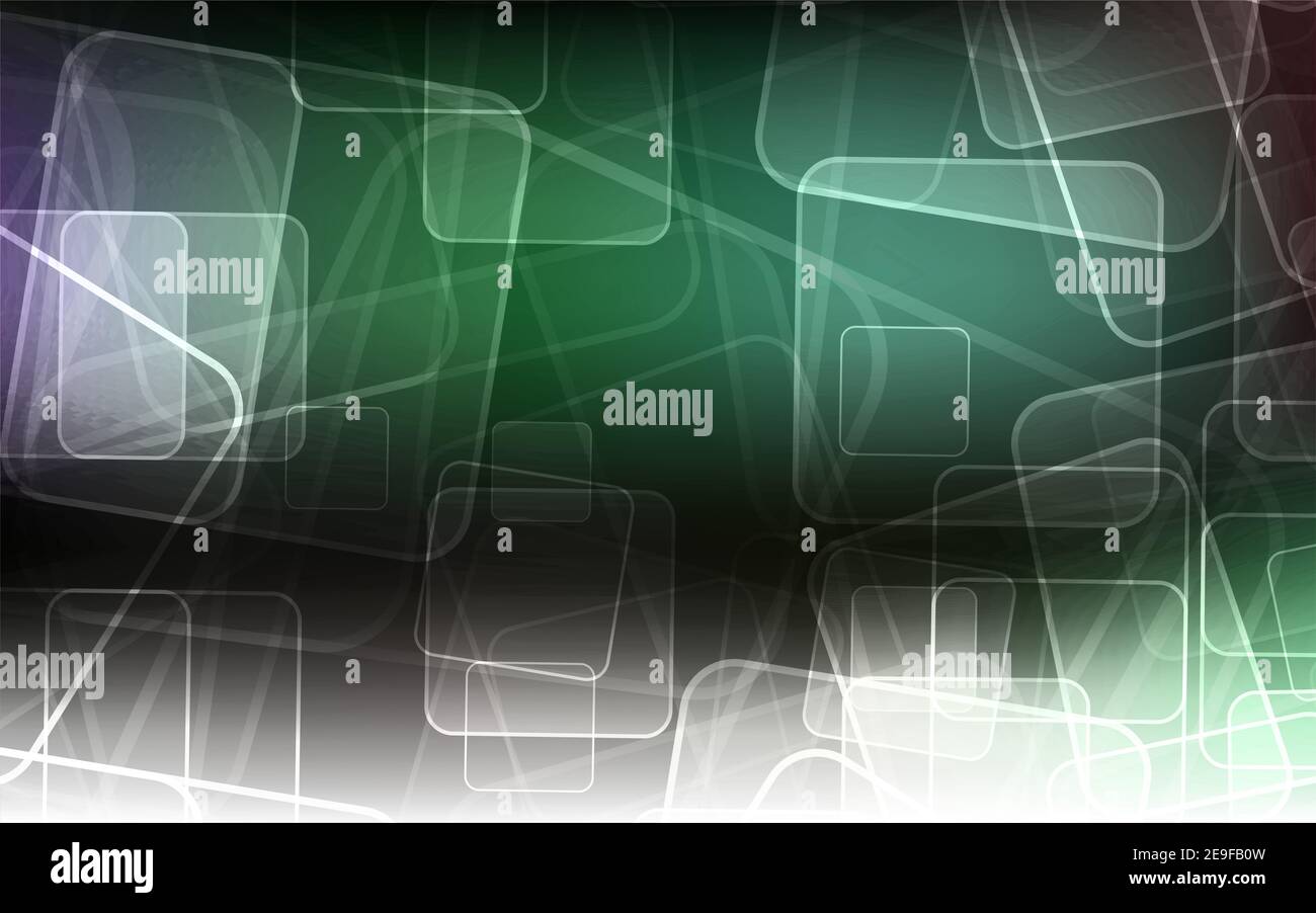 Abstract wide technology background with hexagons and gear wheels. Hi ...