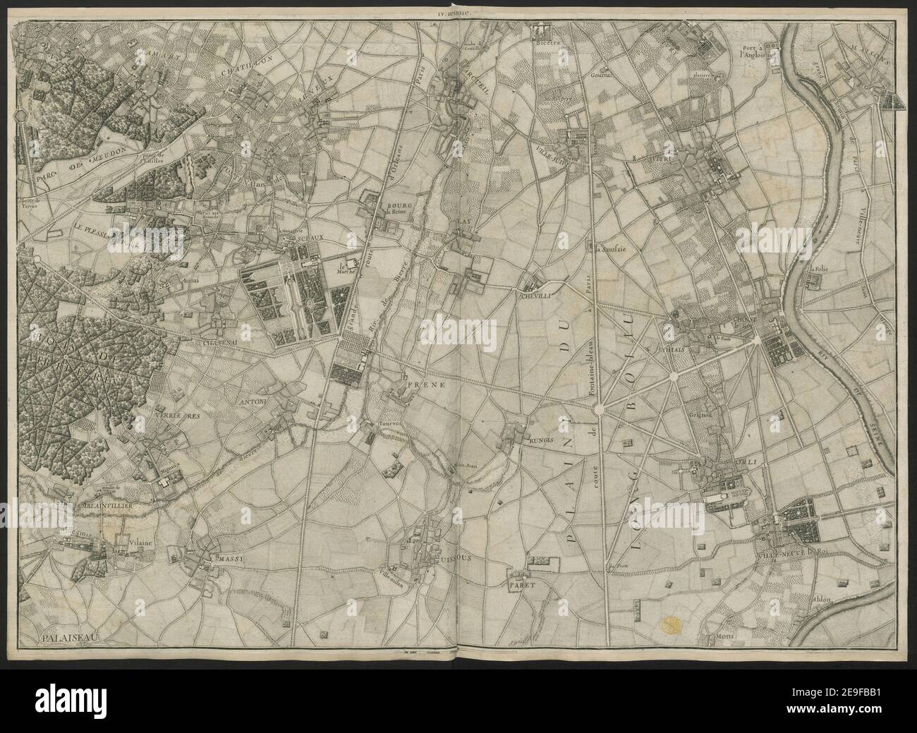 Paris map 1740 hi-res stock photography and images - Alamy