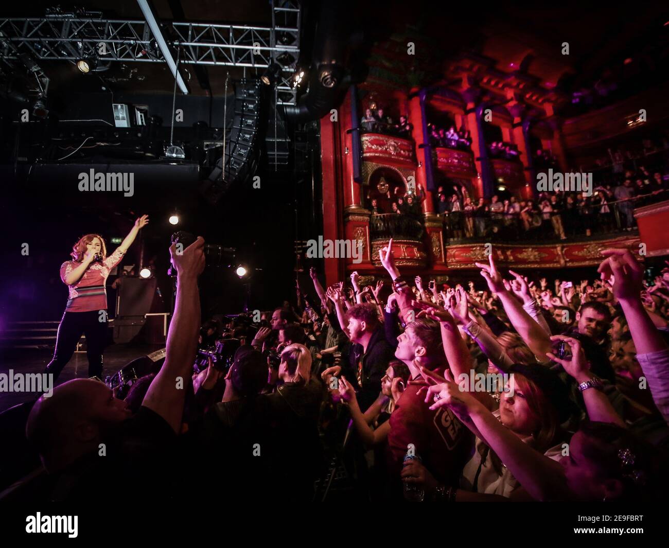 Katy B live on stage at KOKO in London Stock Photo - Alamy