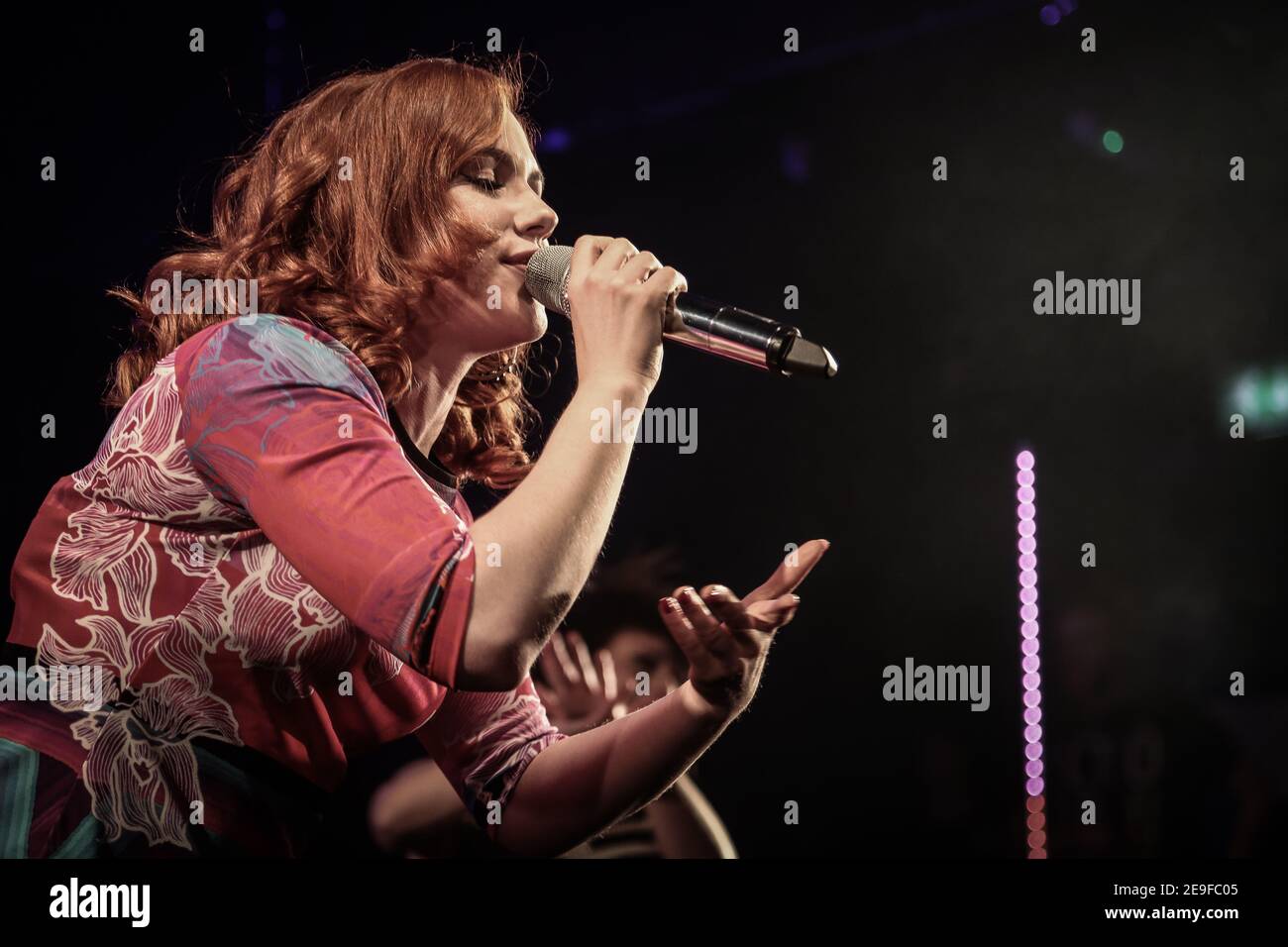 Katy B live on stage at KOKO in London Stock Photo - Alamy