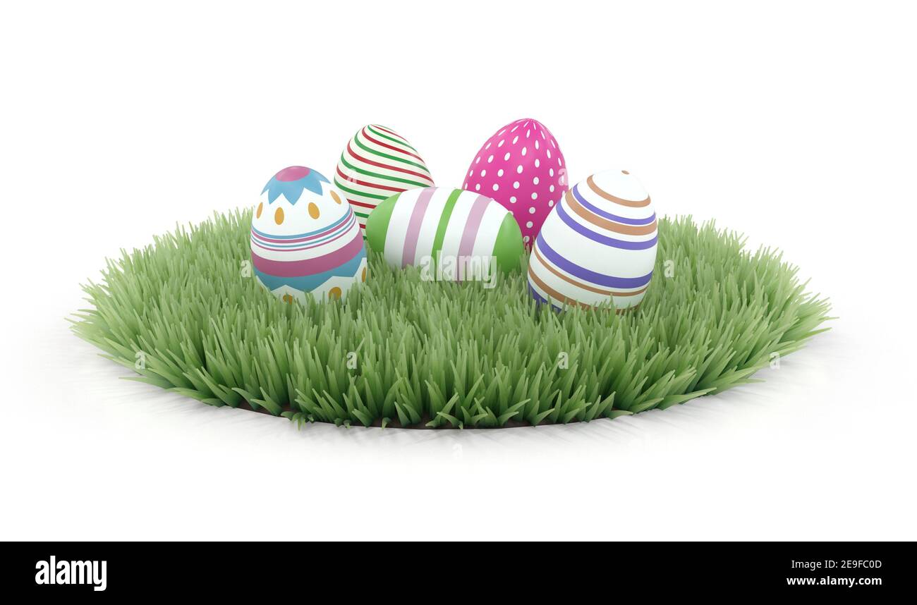 Decorated eggs Cut Out Stock Images & Pictures - Alamy