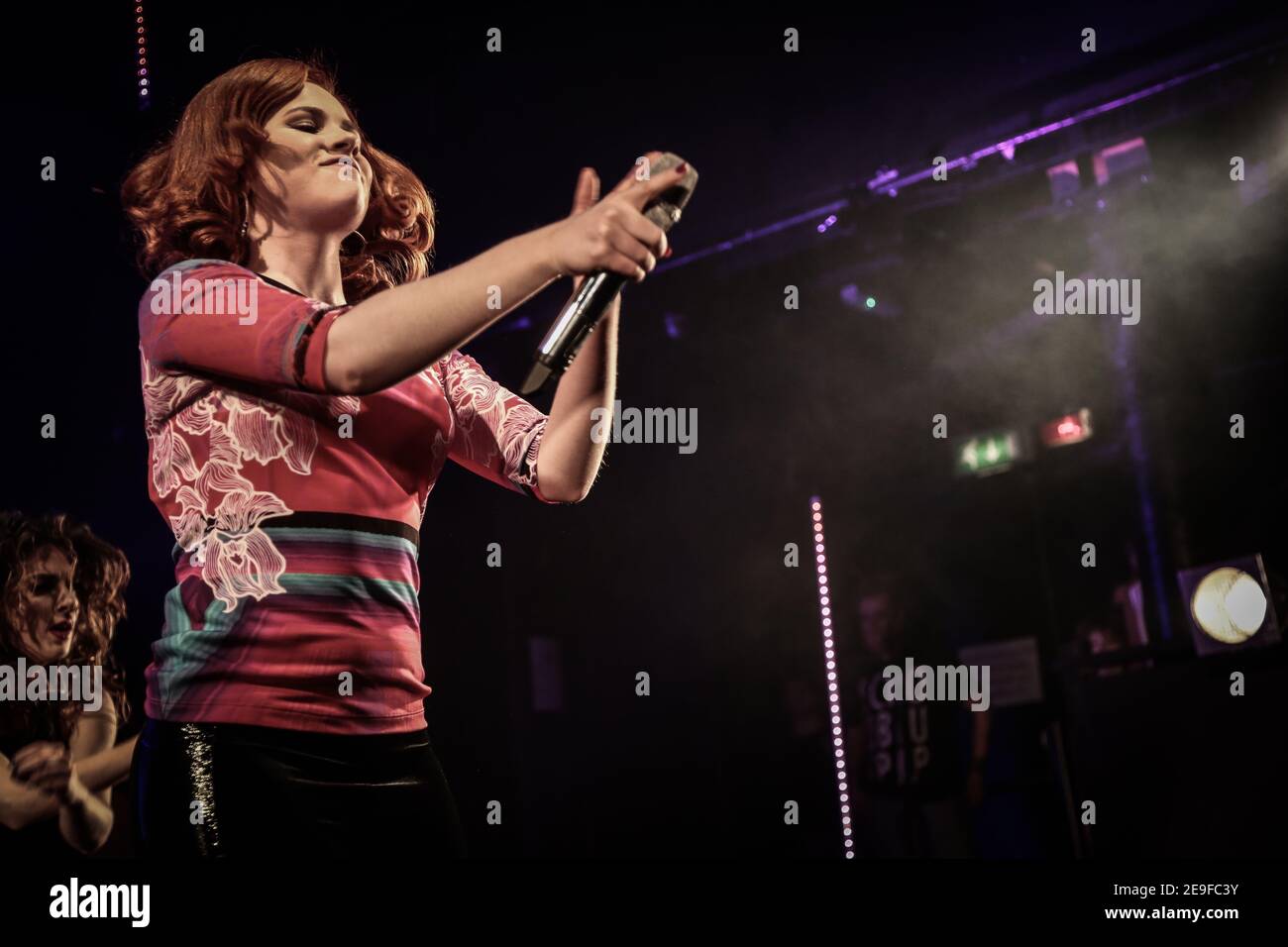 Katy B live on stage at KOKO in London Stock Photo - Alamy