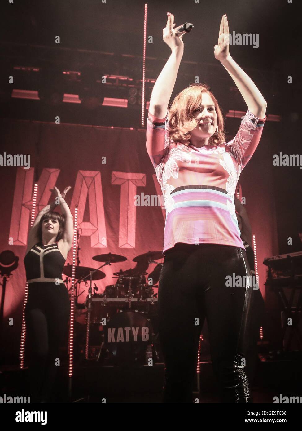 Katy B live on stage at KOKO in London Stock Photo - Alamy