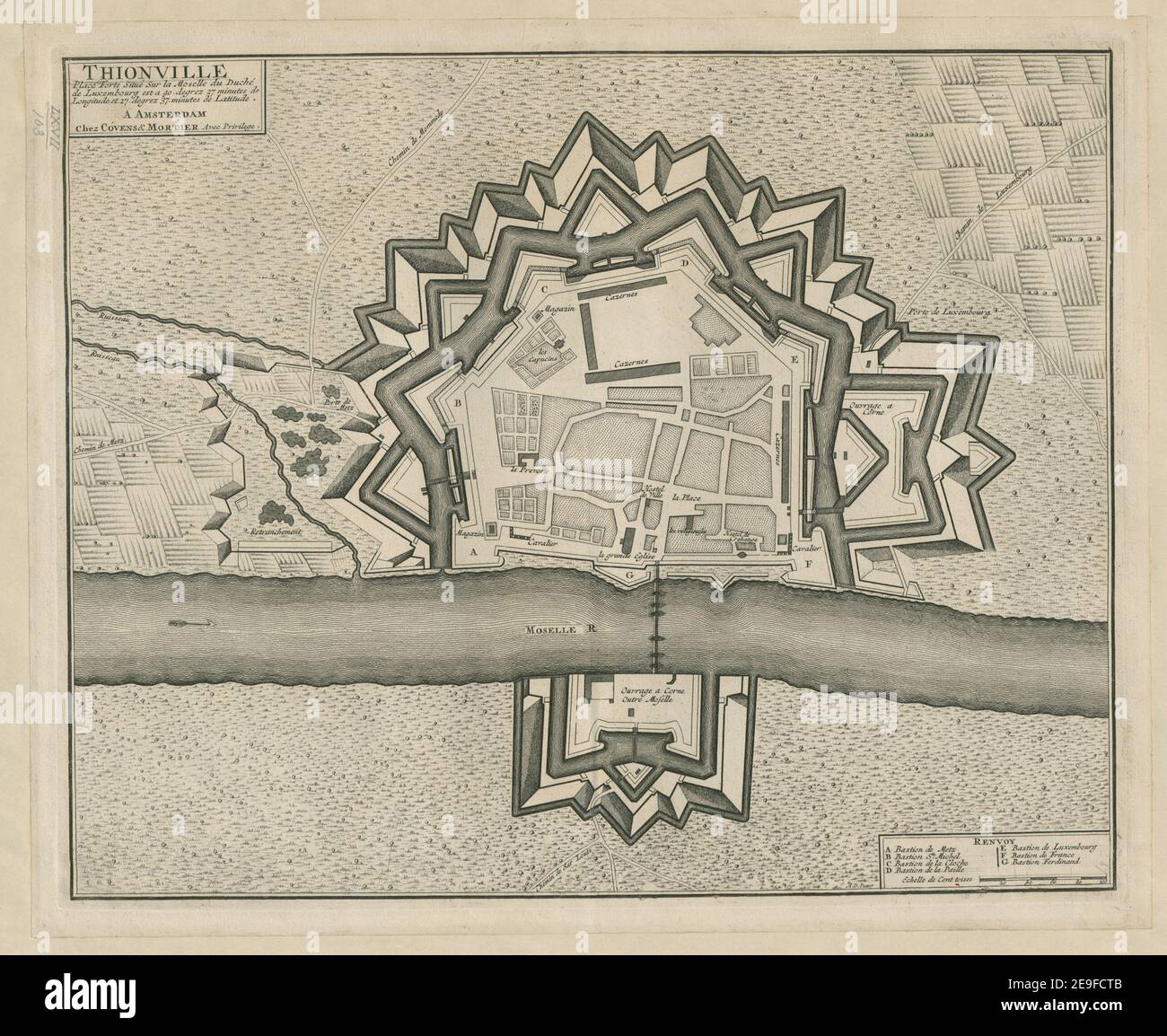Map of thionville hi-res stock photography and images - Alamy