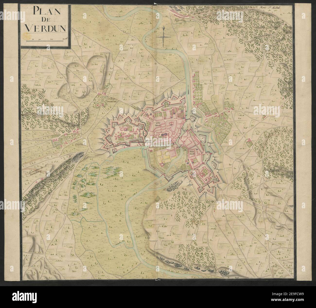 Map of verdun hi-res stock photography and images - Alamy