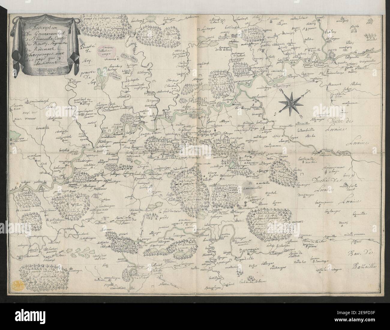 Map of thionville hi-res stock photography and images - Alamy
