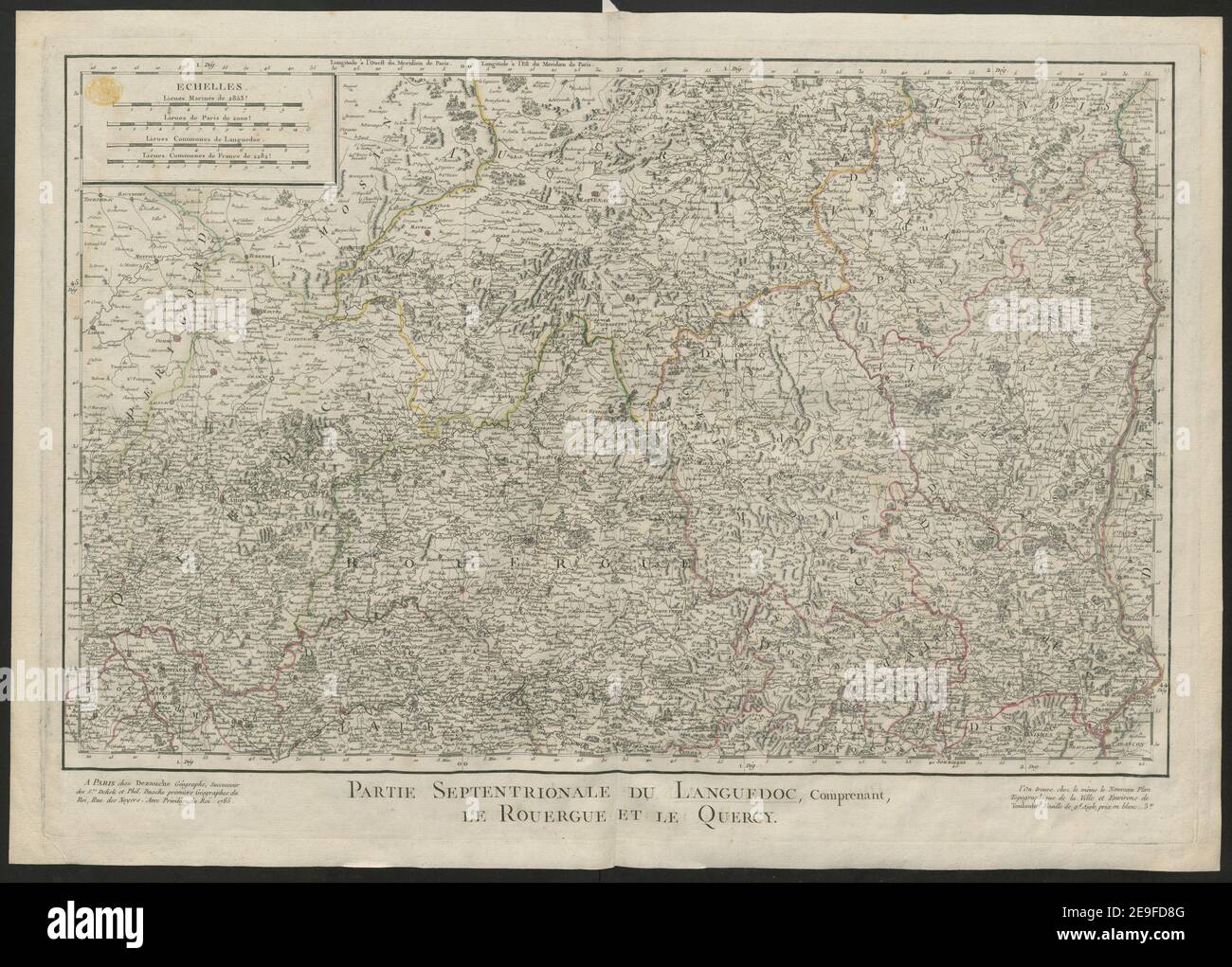 Delisle on a map hi-res stock photography and images - Alamy