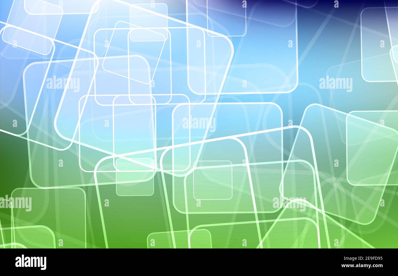 Abstract wide technology background with hexagons and gear wheels. Hi ...