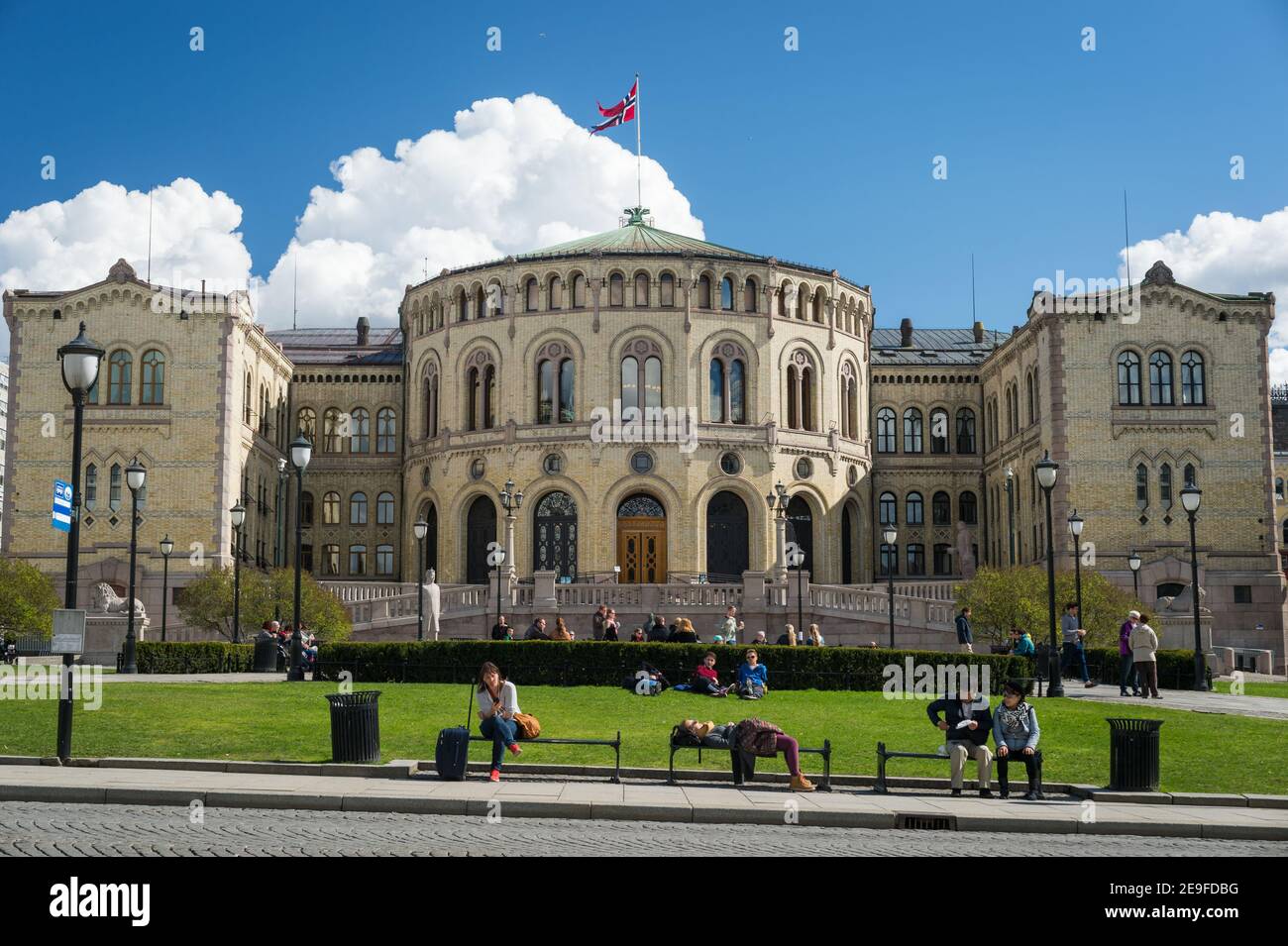 Oslo norway flag hi-res stock photography and images - Alamy
