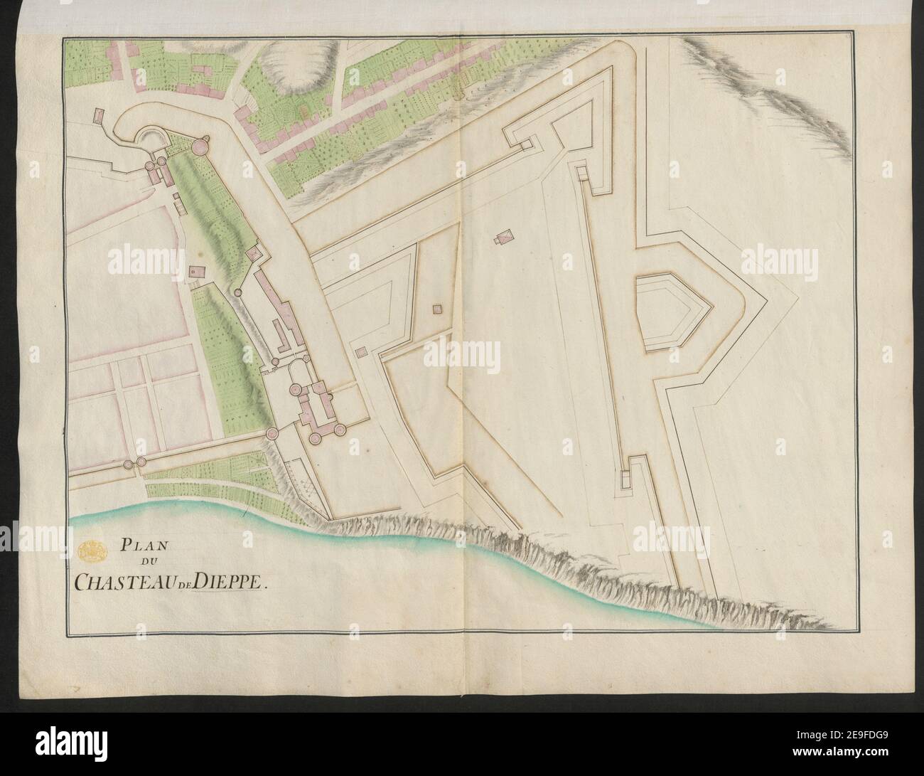 Map of dieppe hi-res stock photography and images - Alamy