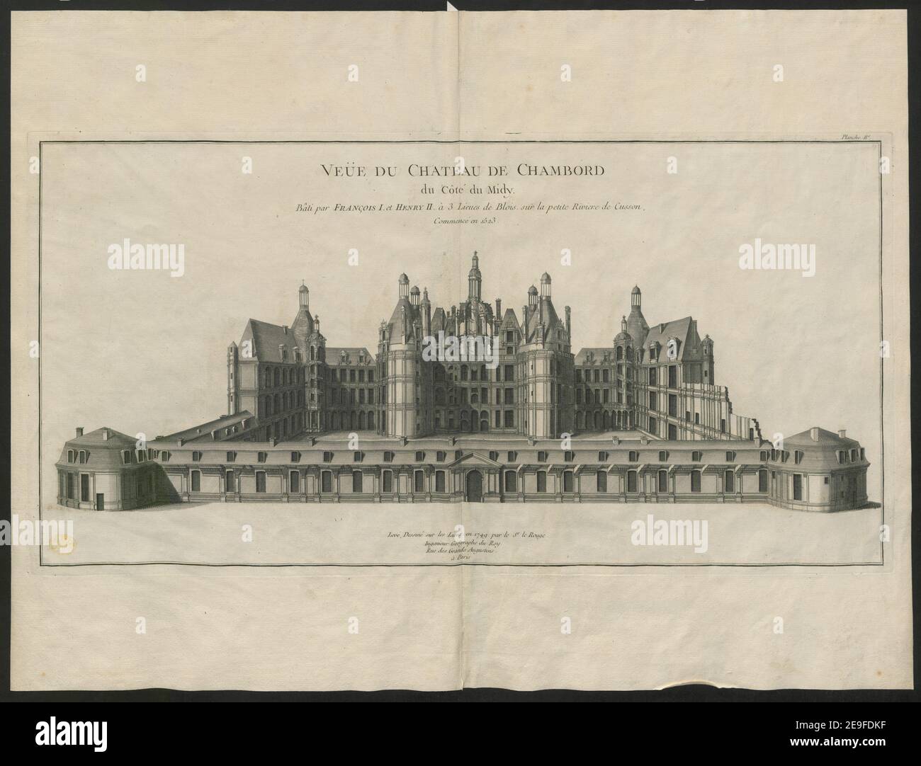 Map of chambord hi-res stock photography and images - Alamy