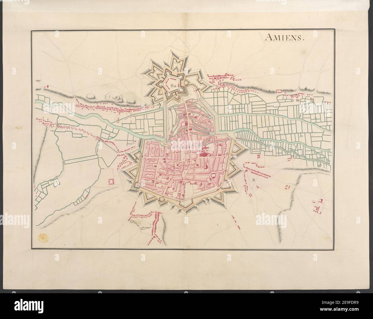 Amiens map hi-res stock photography and images - Alamy