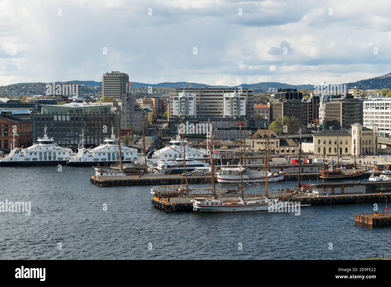 Aker brygge, Oslo, Norway Stock Photo - Alamy