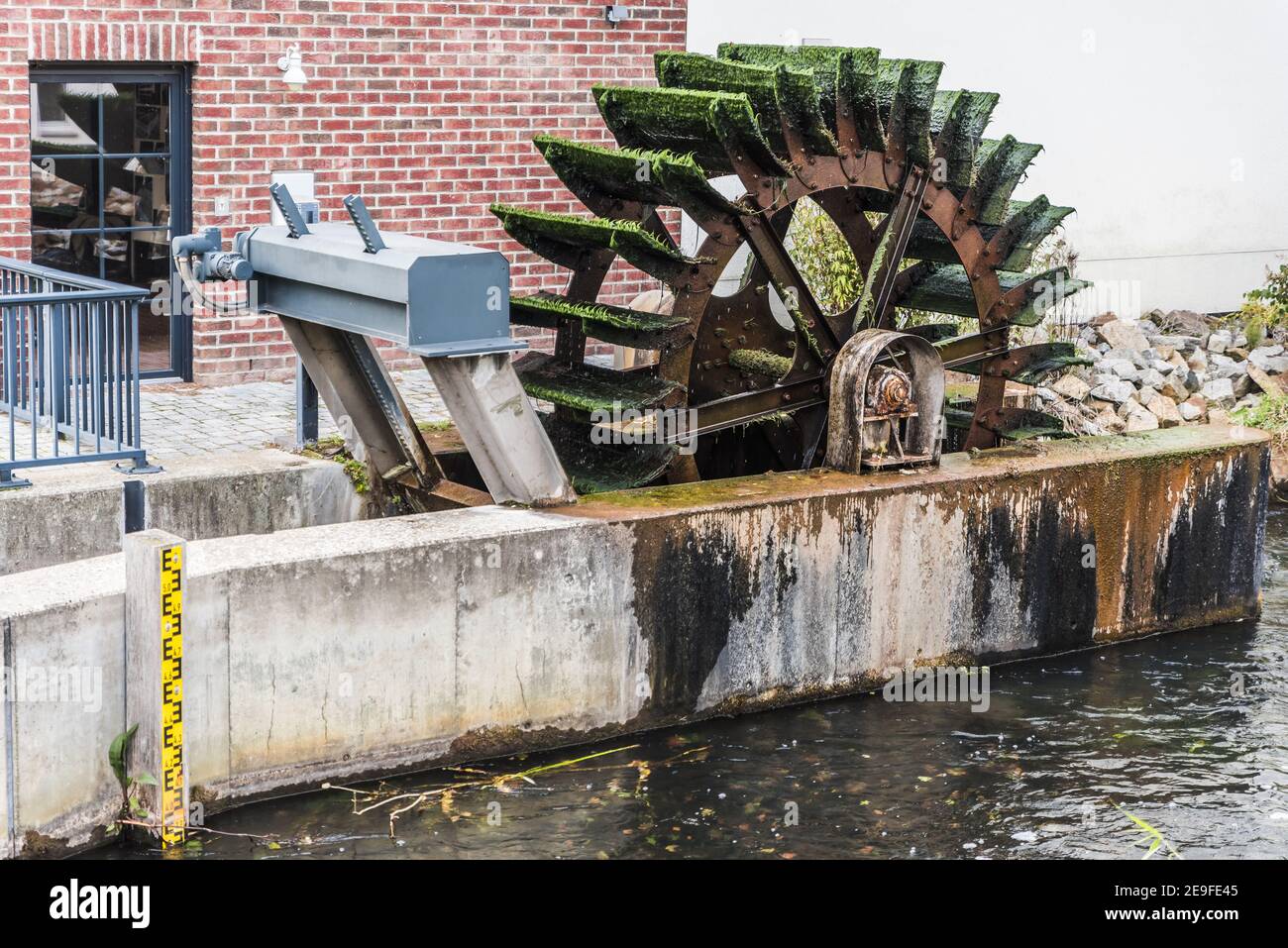 Impeller of a water mill in Maust Stock Photo - Alamy