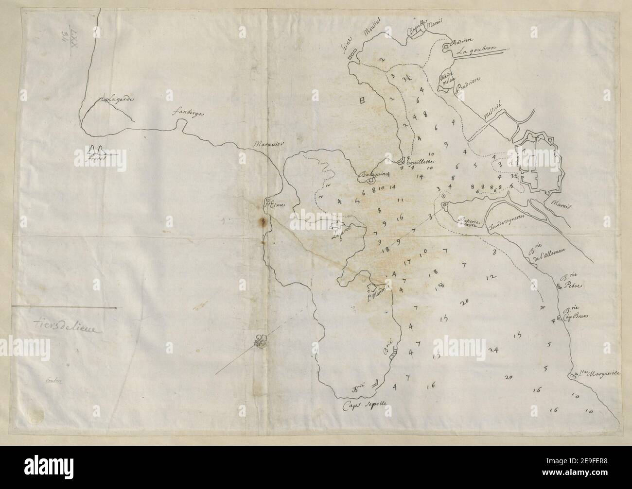 Map of toulon hi-res stock photography and images - Alamy