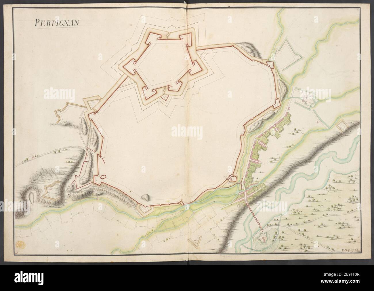 Map perpignan france hi-res stock photography and images - Alamy