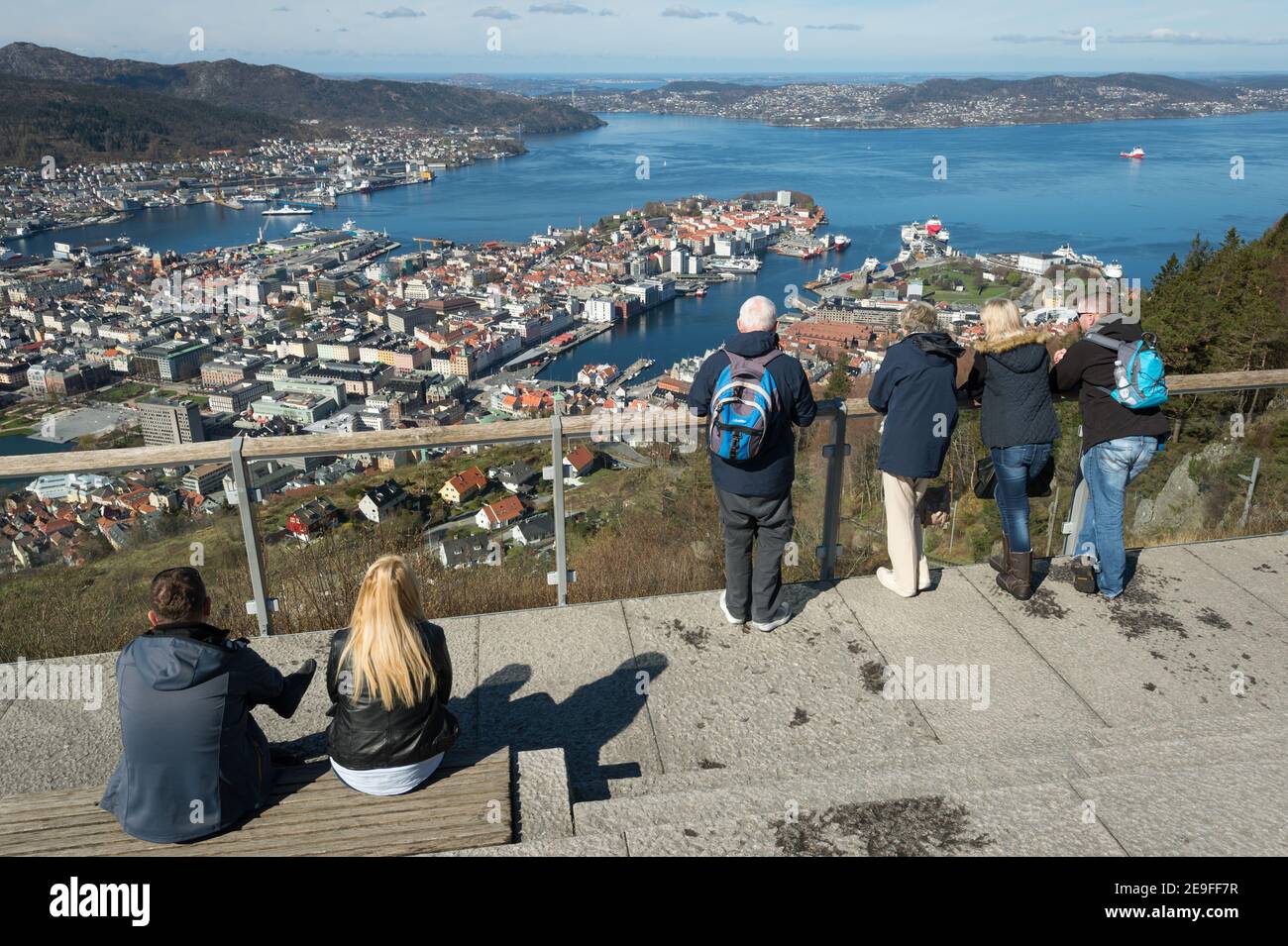 Mount floyen viewpoint bergen hi-res stock photography and images - Alamy