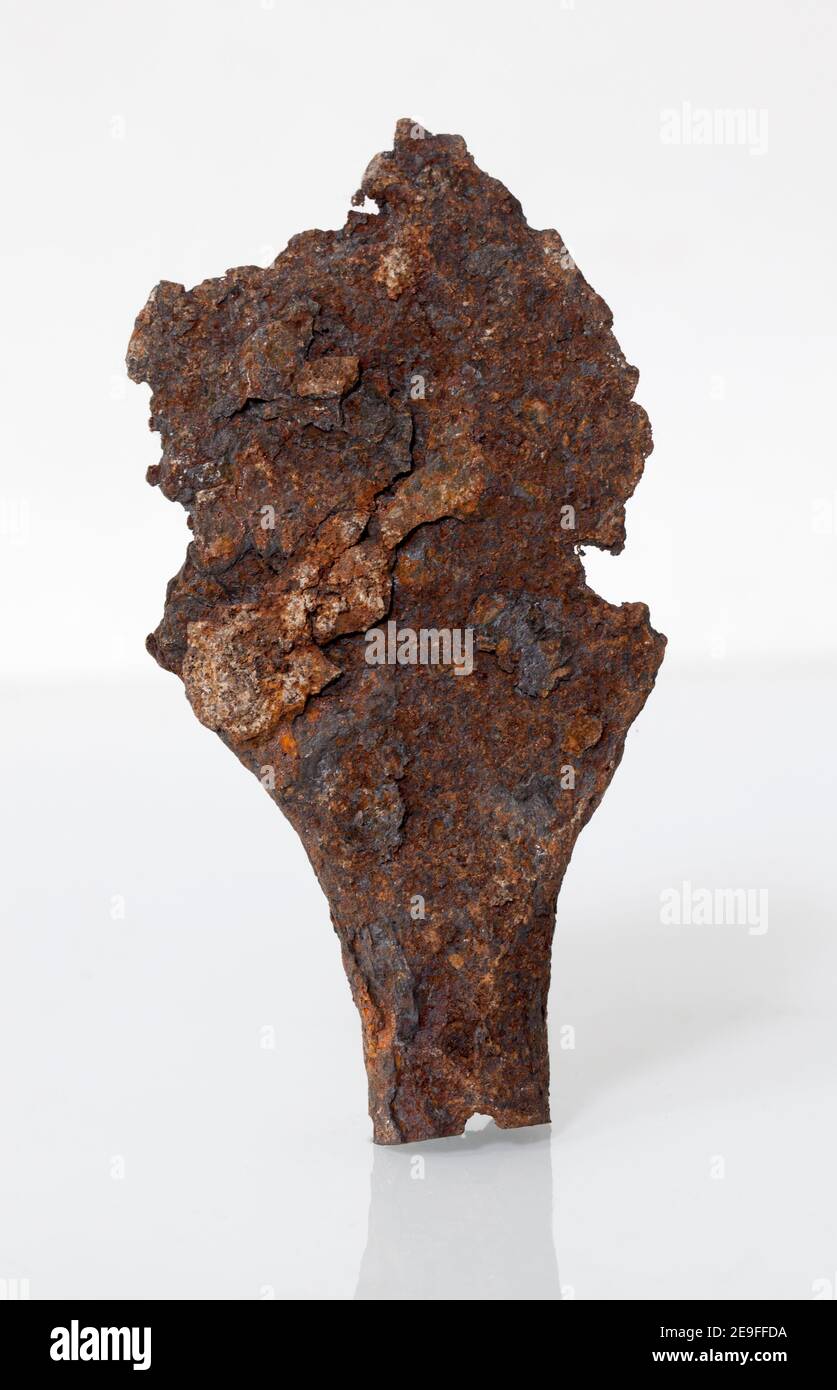 Antique Farming Hoe from Archaelogical Dig in Lopburi Thailand Stock ...