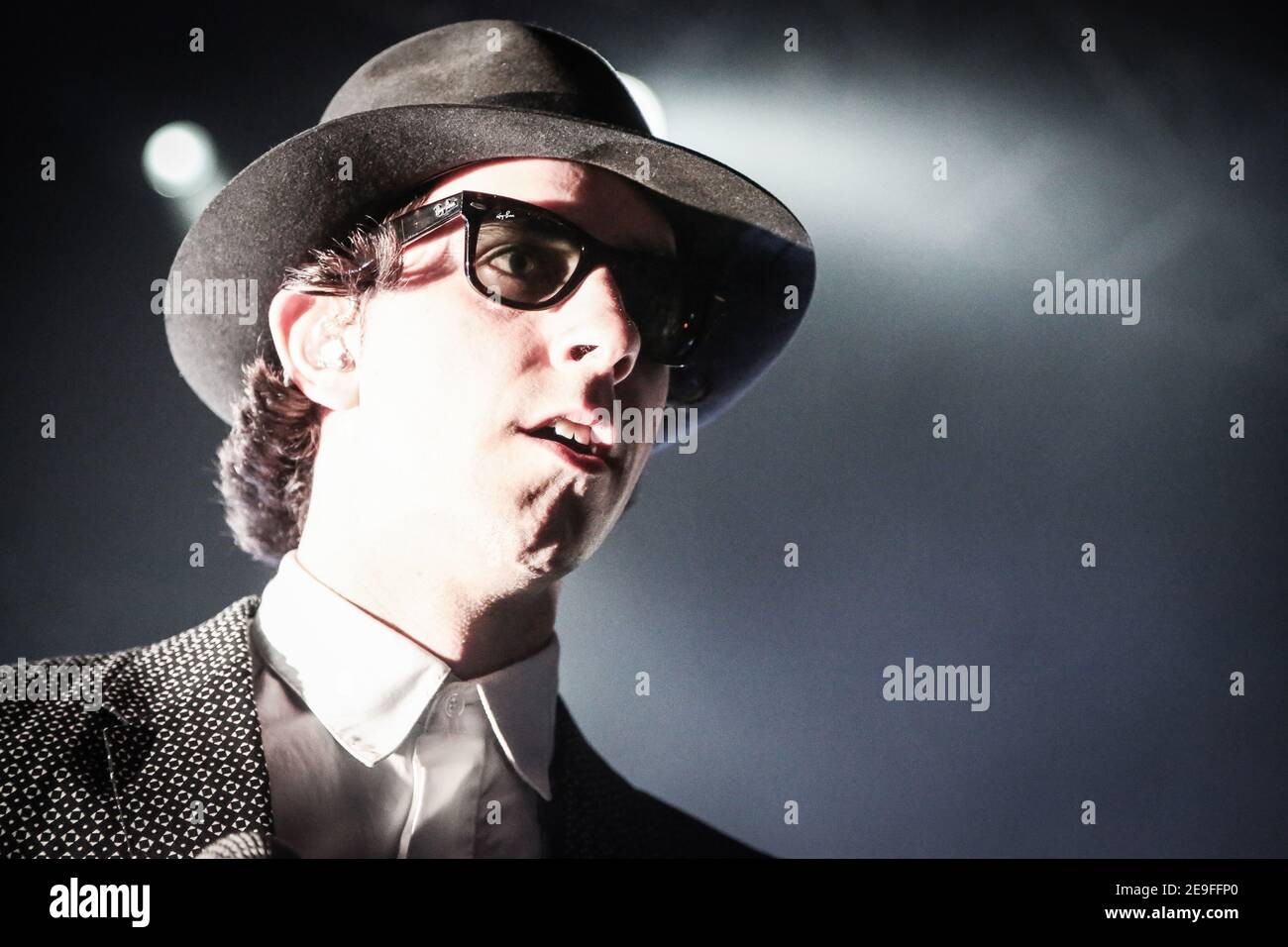Paul Smith of Maximo Park live on stage at The Forum in London Stock ...