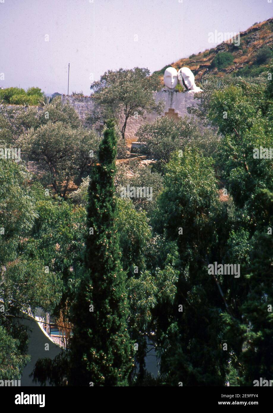 Figueres, Costa Brava, Catalonia, Spain (scanned from colorslide Stock ...