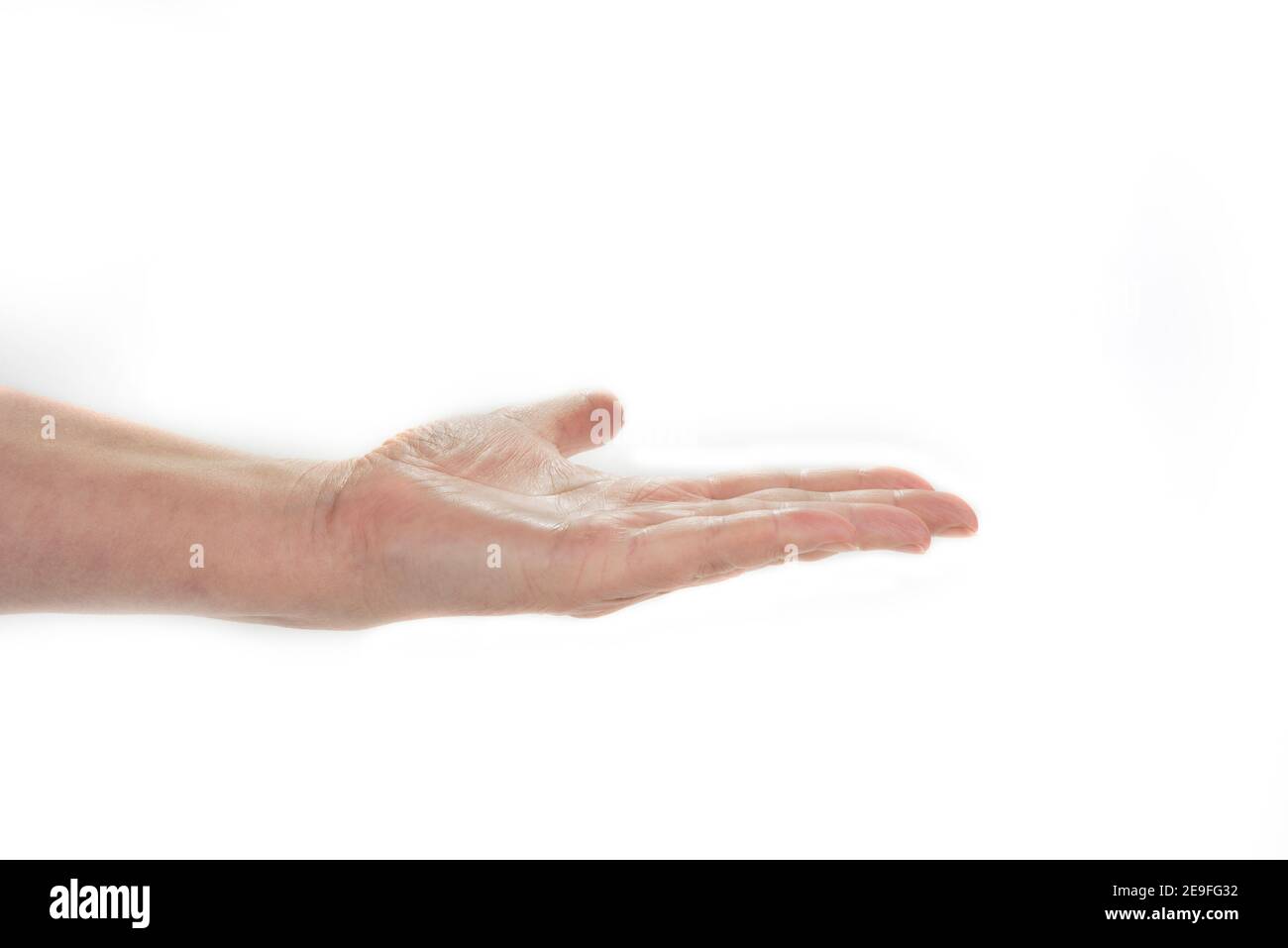 Straight finger hand hi-res stock photography and images - Alamy
